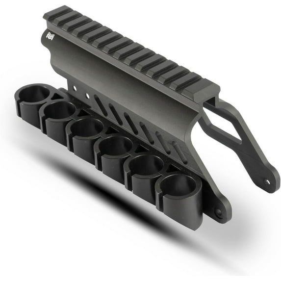 Side Saddle Shotgun Shell Holder V2 | Compatible with Mossberg 590/Shockwave Series Shotguns ...