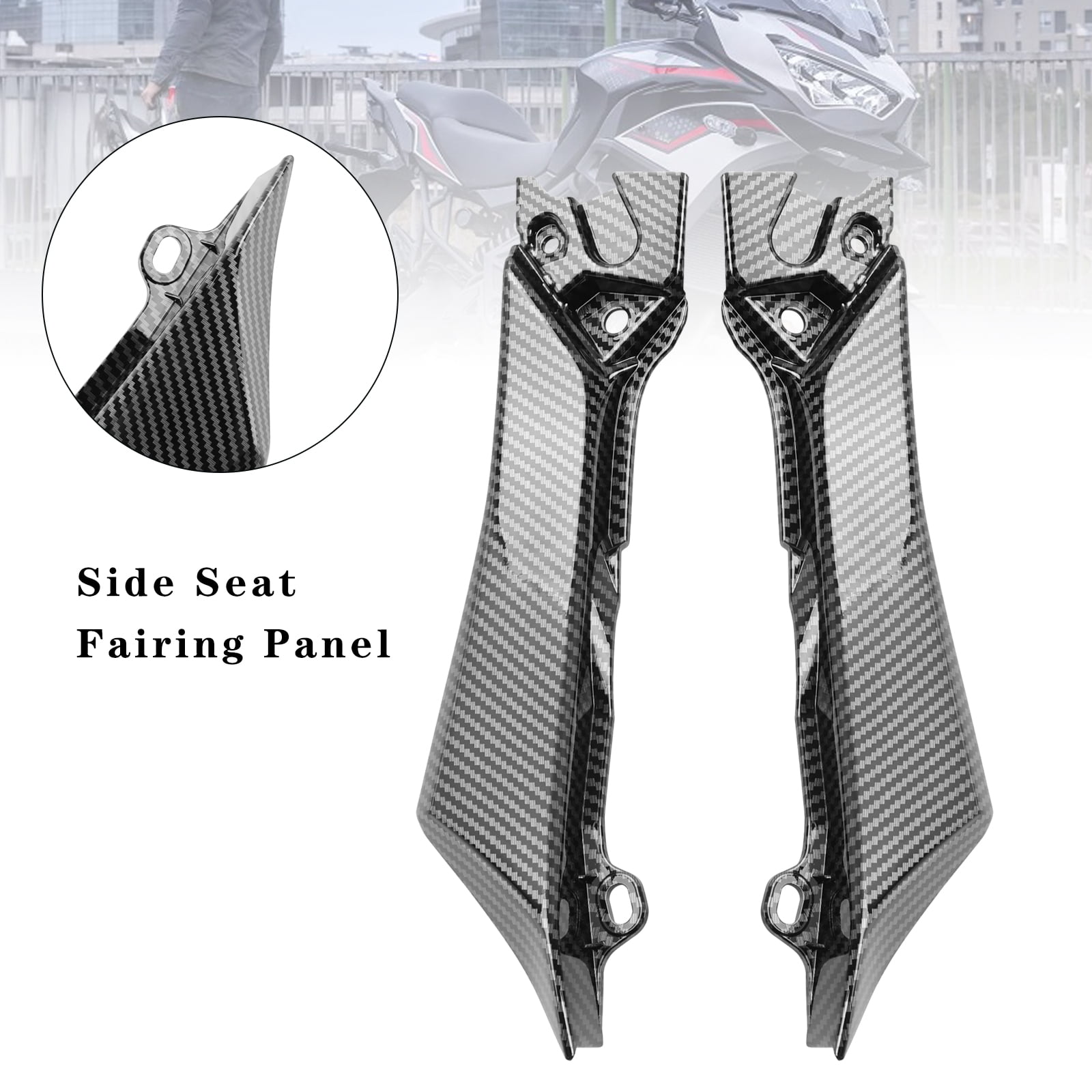 Side Seat Fairing Panel Cowl For Kawasaki Versys 650 KLE650 2022-2024 ...
