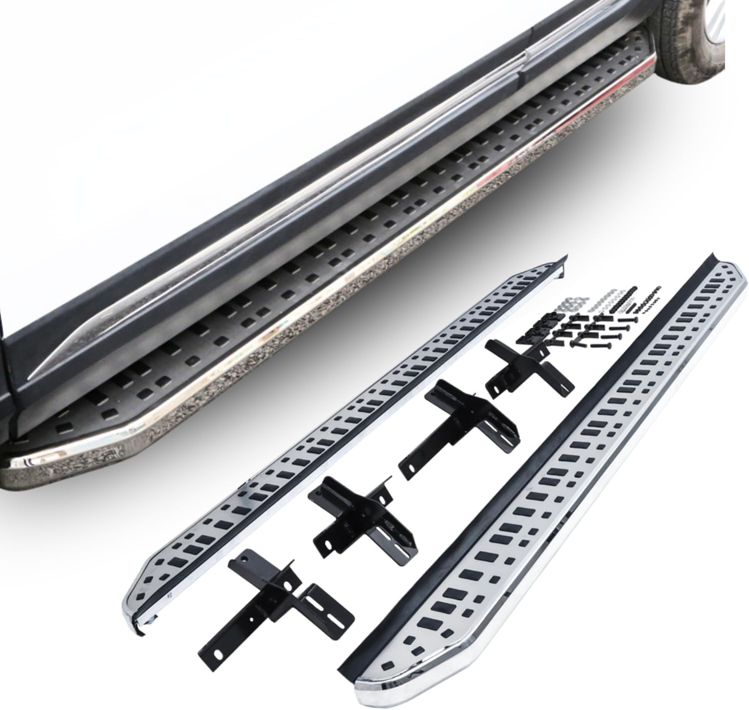 Side Steps Fit for Toyota Highlander 2020-2024 2025 L,LE,XLE,XSE ...