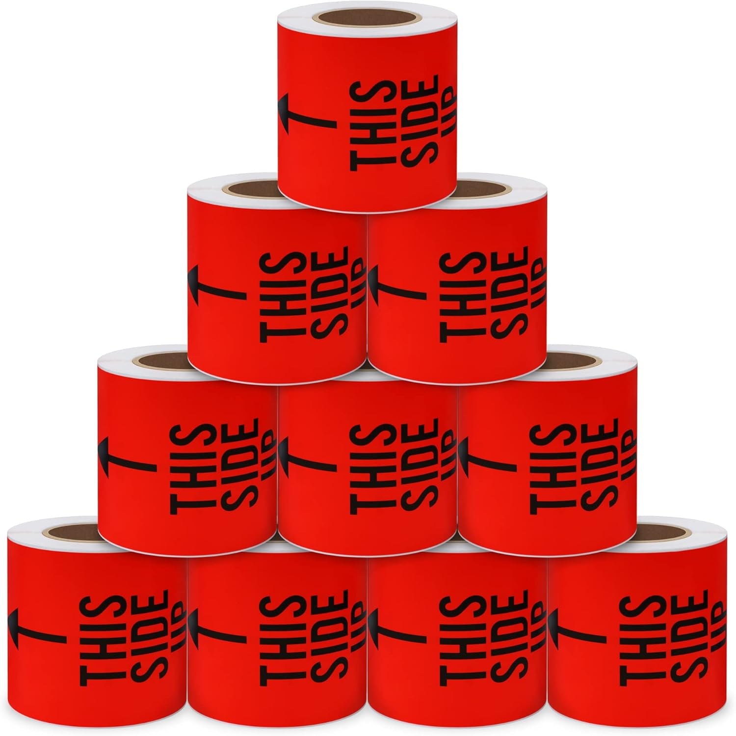 This Side UP Stickers 3×5 Inch Fragile Shipping Handing Warning Labels ...