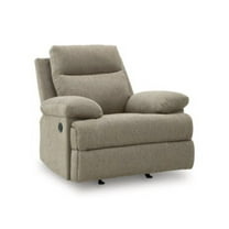 Signature Design by Ashley Camera Time Gunmetal Recliner - Walmart.com
