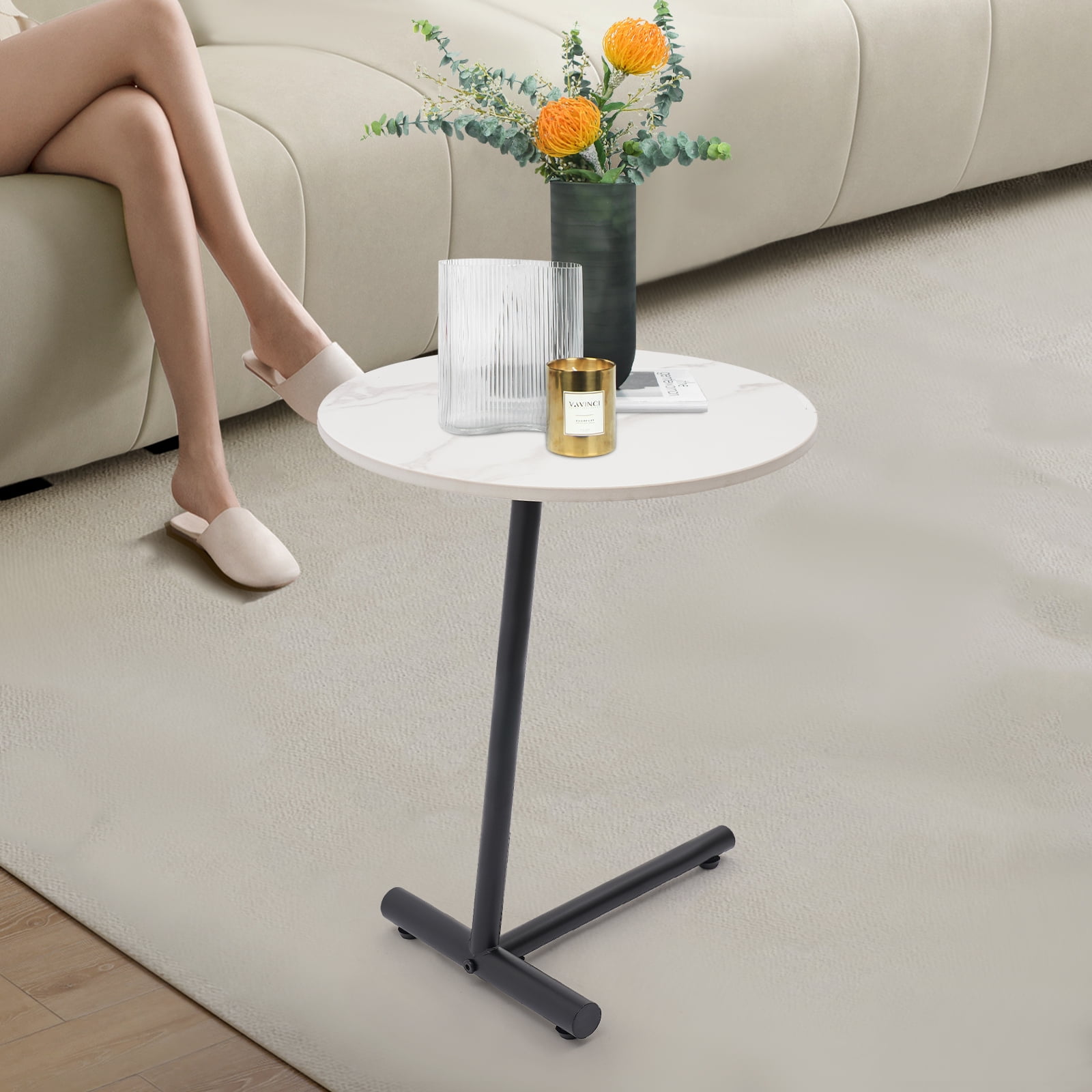 Side Table, Round Side Table, Modern Side Table,Indoor Freestanding ...