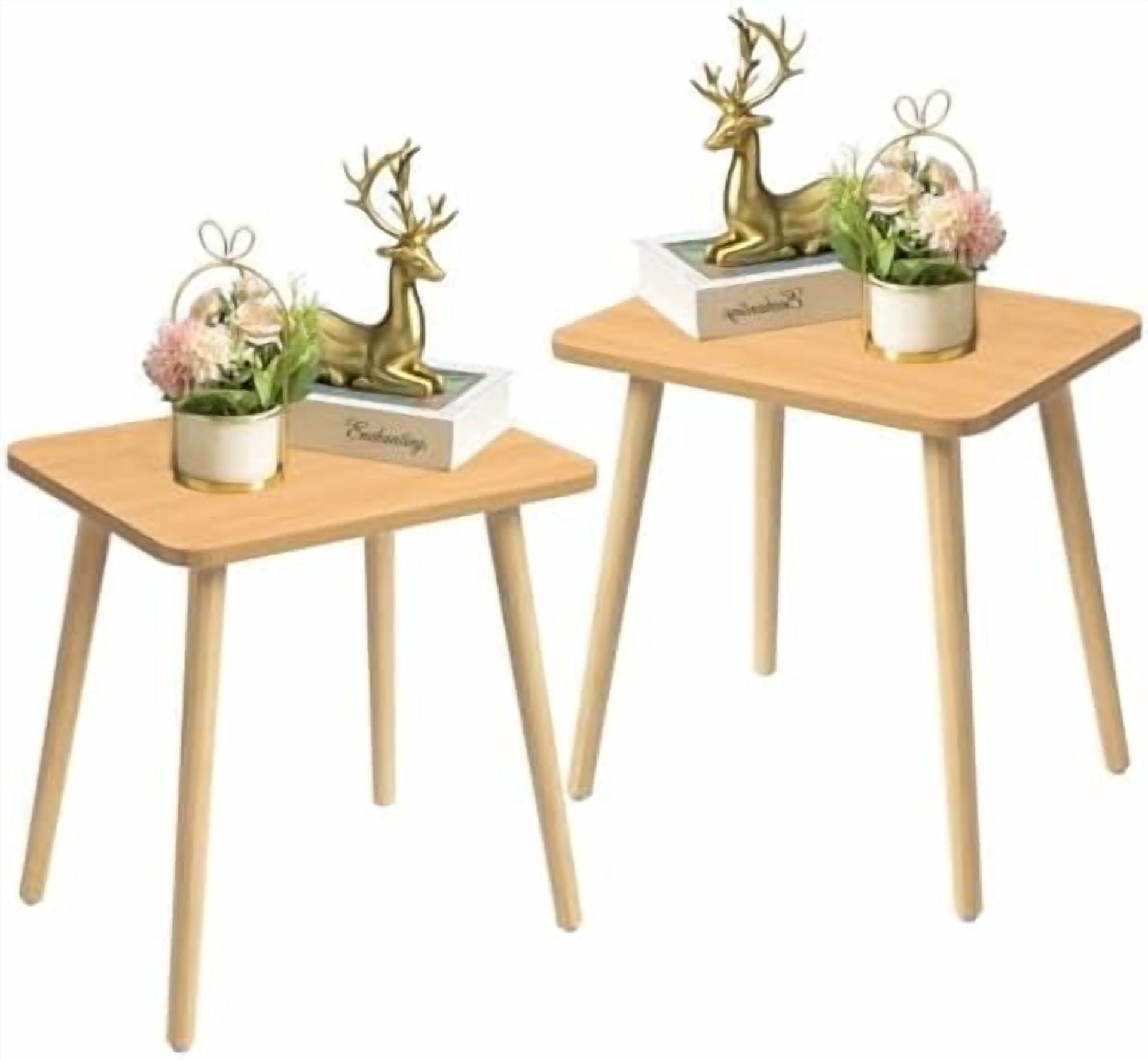 Side Table, Small End Table Accent Table Living Room Bedroom Balcony ...