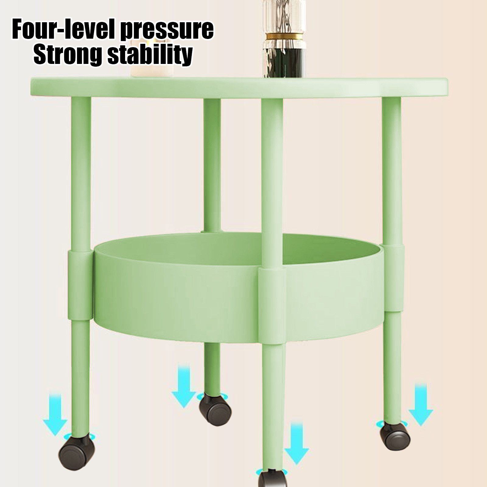Side Table,Small Table,2 Tier End Table,Side Table with Removable Tray ...