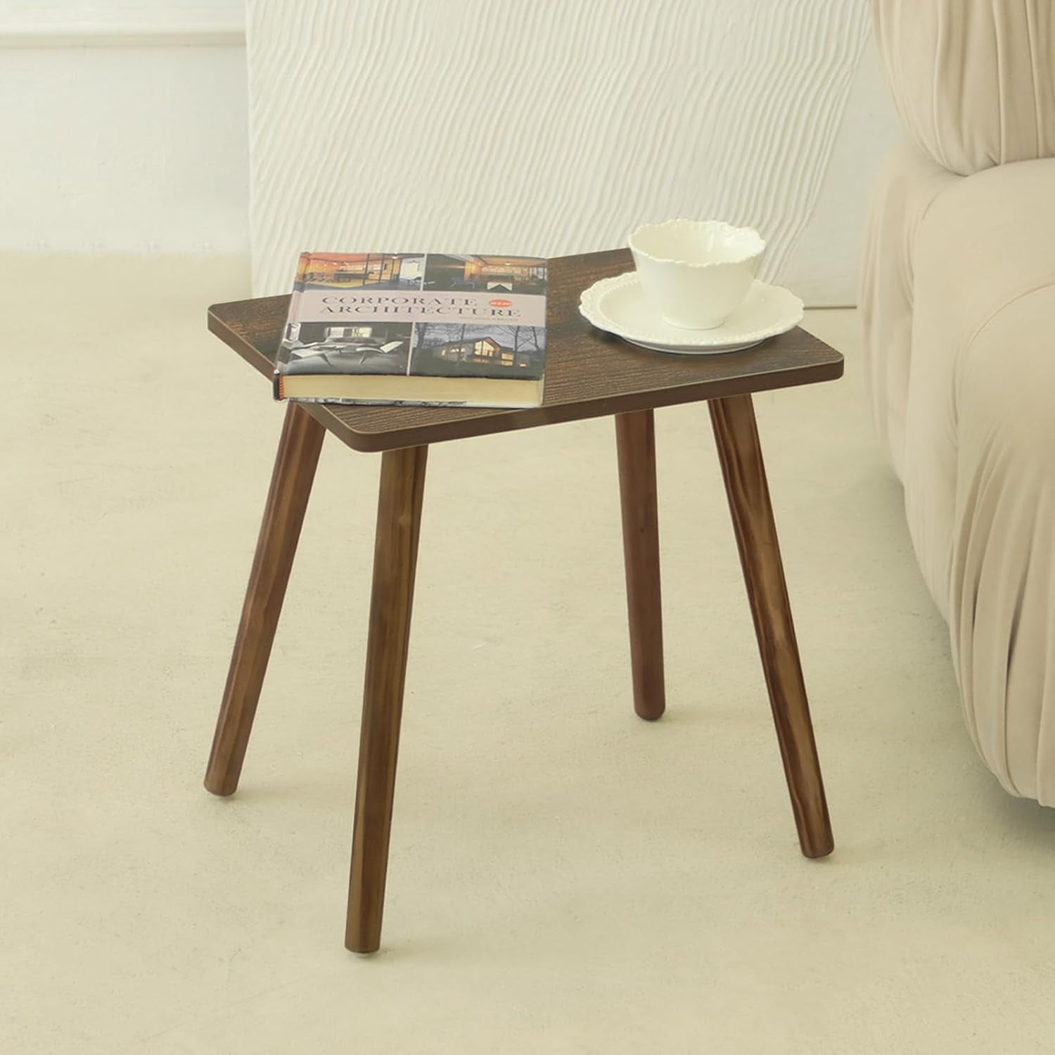 Side Table, Small Wood End Table Living Room, Mini Bed Side Table ...
