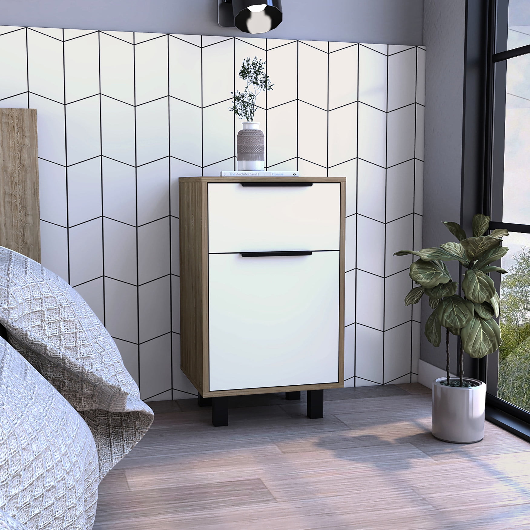 Side Table | Tailor-Made for Tight Spaces, Easy to Assemble | Particle ...