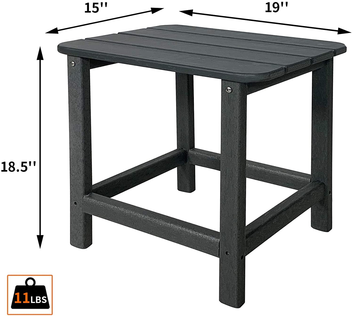 Side Tables Slola Hdpe Plastic Side Table Small Snack Portable Coffee Table Perfect For Beach