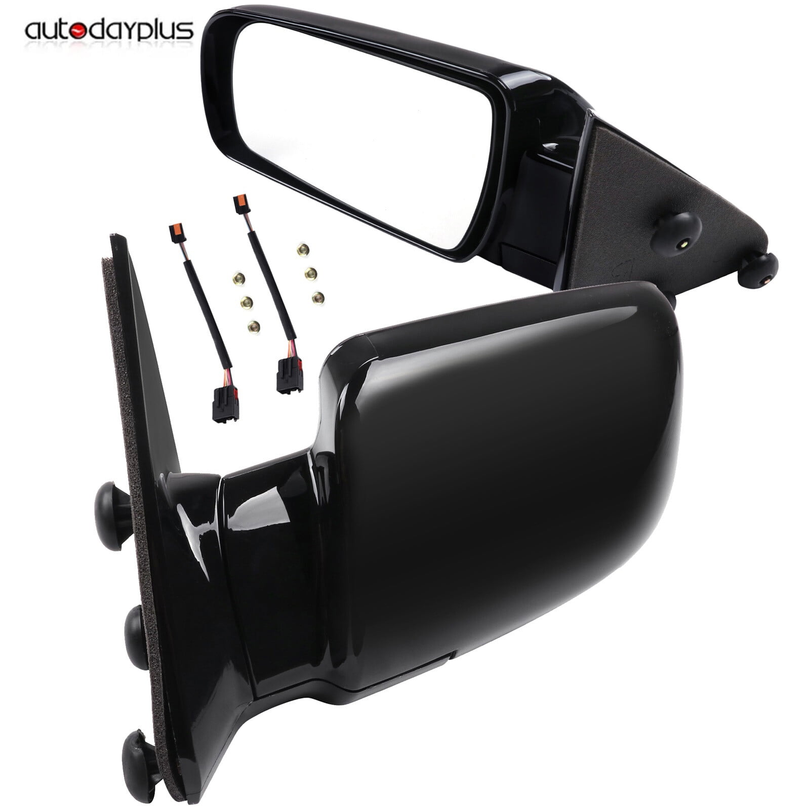 Side View Manual Fold Mirrors Pair For 1988-1998 GMC Chevy Pickup Truck ...