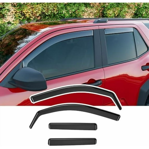 Side Window Visor Deflector Compatible with 2025 2026 Toyota 4Runner ...