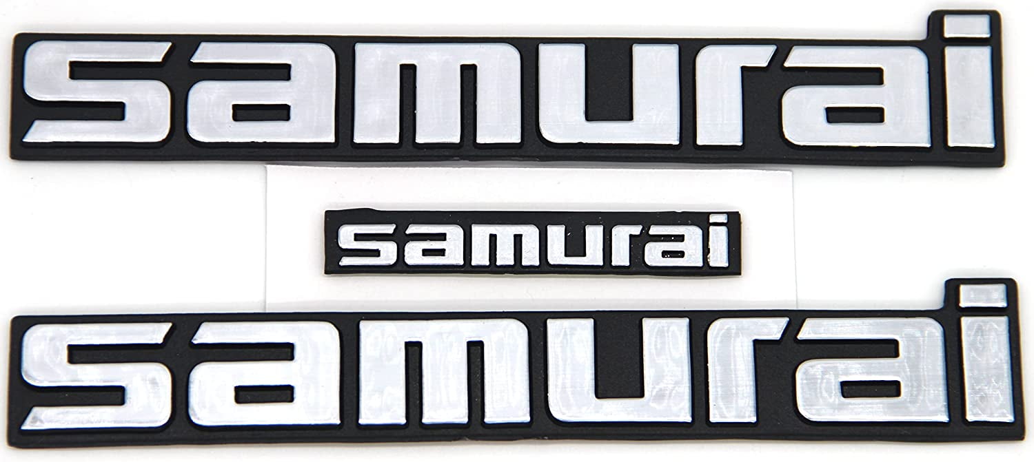 Side and Dash Emblems 3 PC Set for Suzuki Samurai - Walmart.com
