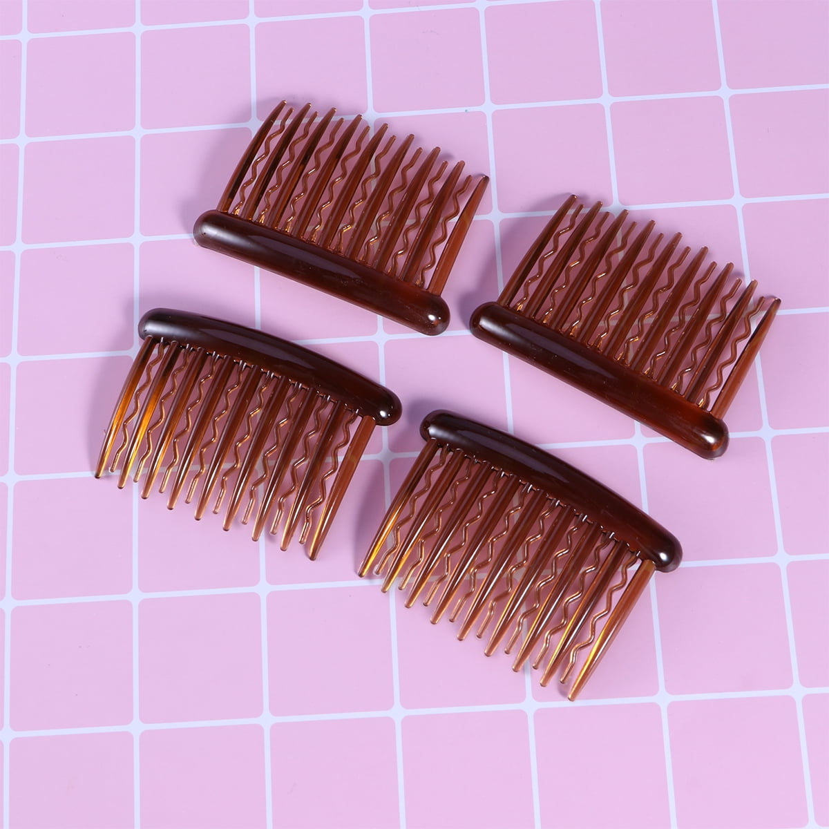 Side hair comb 12pcs 17 Teeth Plastic Hair Clip Combs Vintage Small ...
