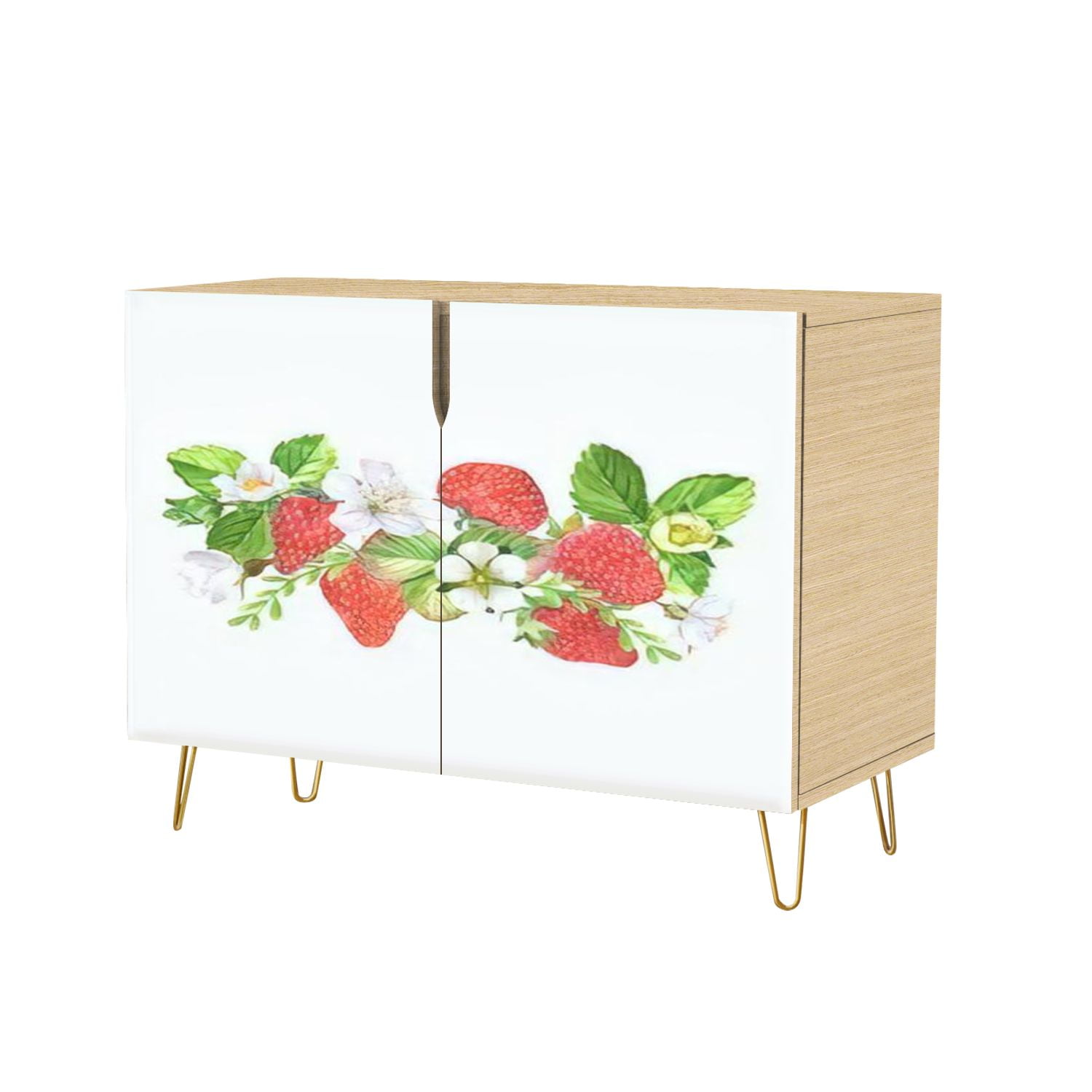 Sideboard Buffet Cabinet with Storage Botanical composition ...