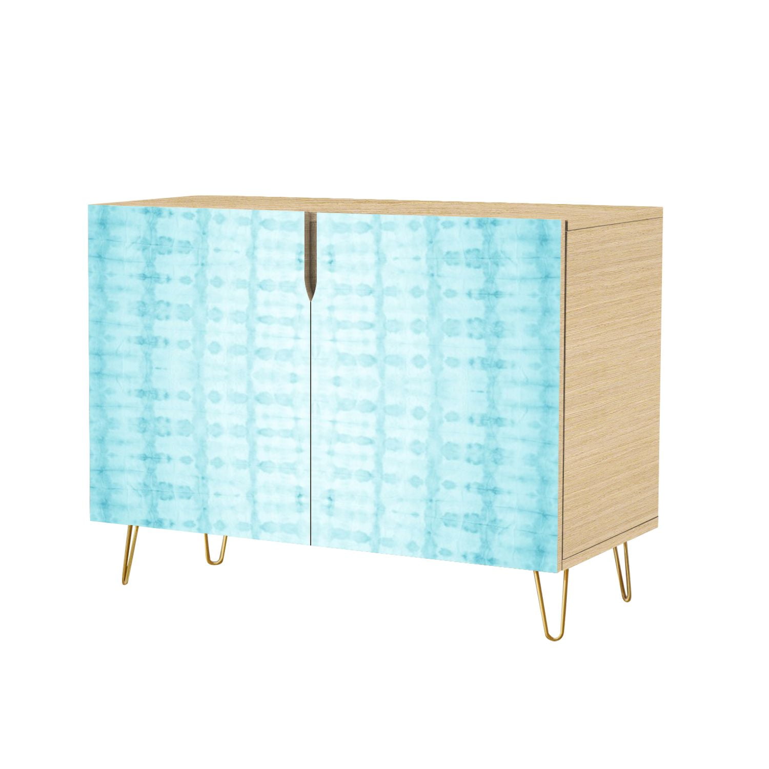 Sideboard Buffet Cabinet with Storage Liquid Bohemian Cloth Tie Dye ...