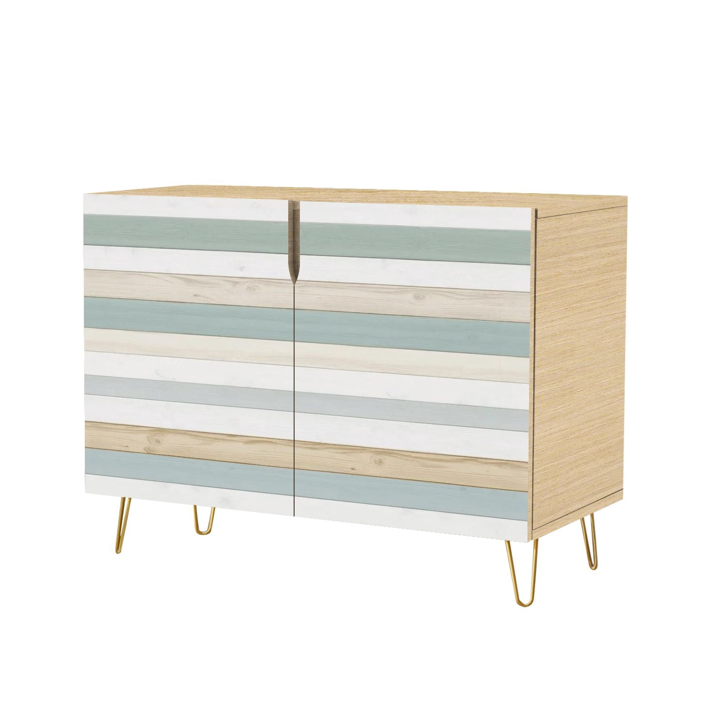 Sideboard Buffet Cabinet with Storage Seamless Beach Wood Textures ...