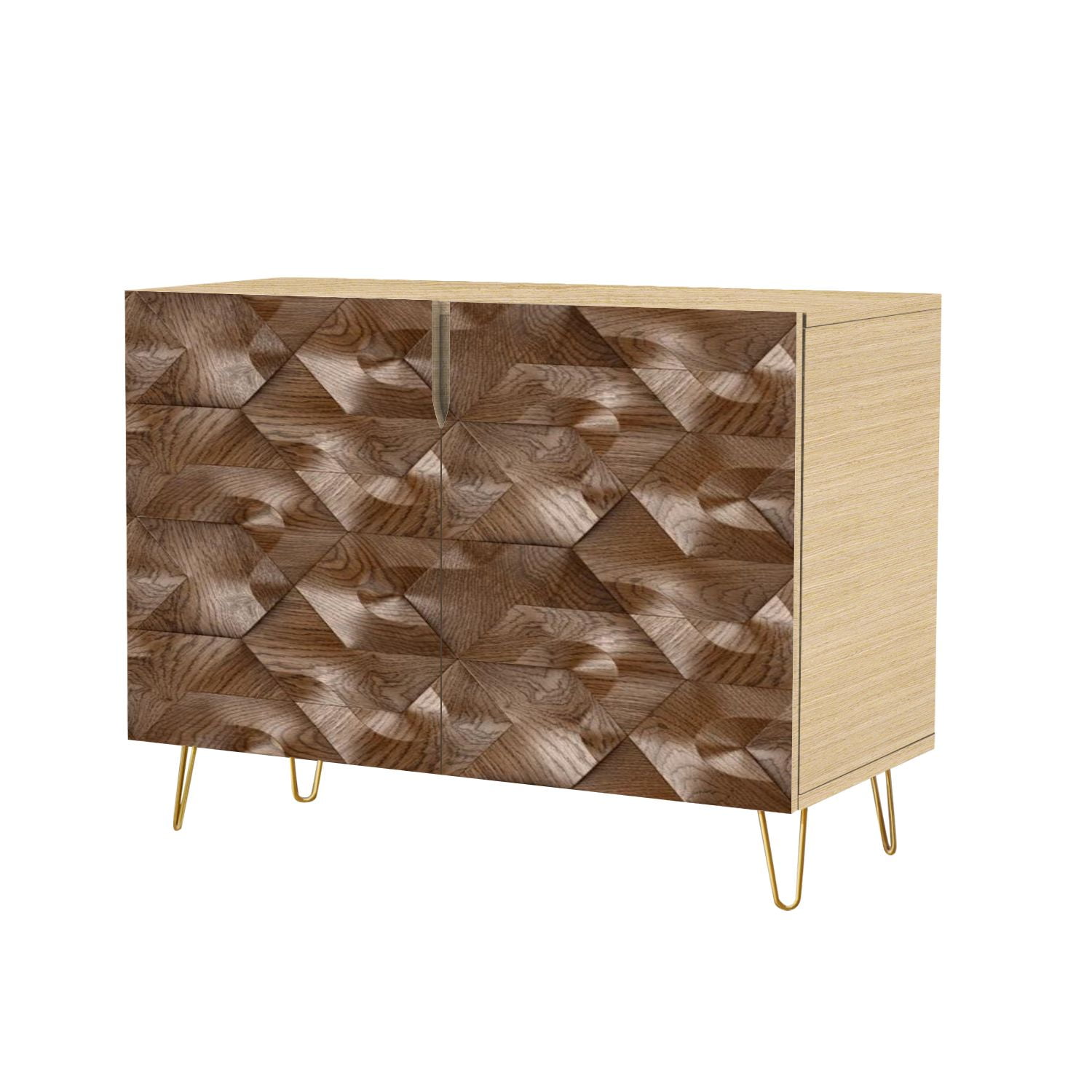 Sideboard Buffet Cabinet with Storage seamless texture herringbone ...