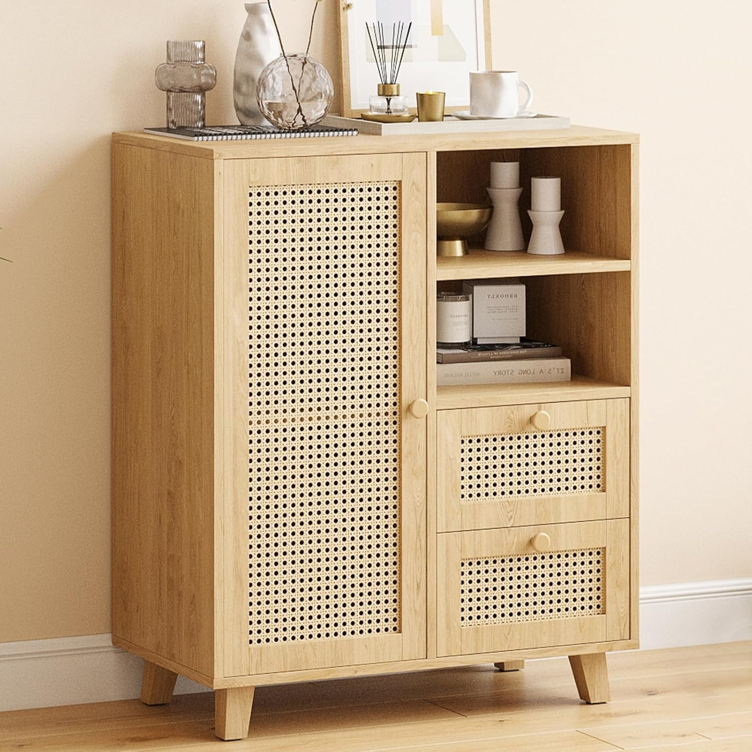 Sideboard Cabinet with Storage GUBUONIP 47 Inch Wine Bar Cabinet with ...