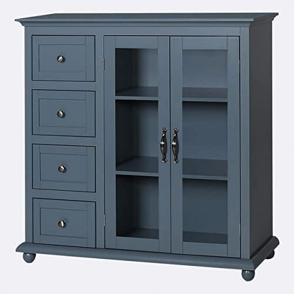 Sideboards and Buffets with Cabinet Buffet Cabinet with 4 Drawers ...