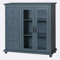Sideboards and Buffets with Cabinet Buffet Cabinet with 4 Drawers ...