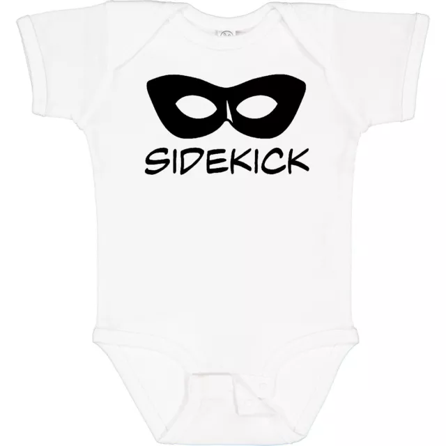 Sidekick Kids Superhero Mask Baby Bodysuit Fathers Day Matching Comic ...