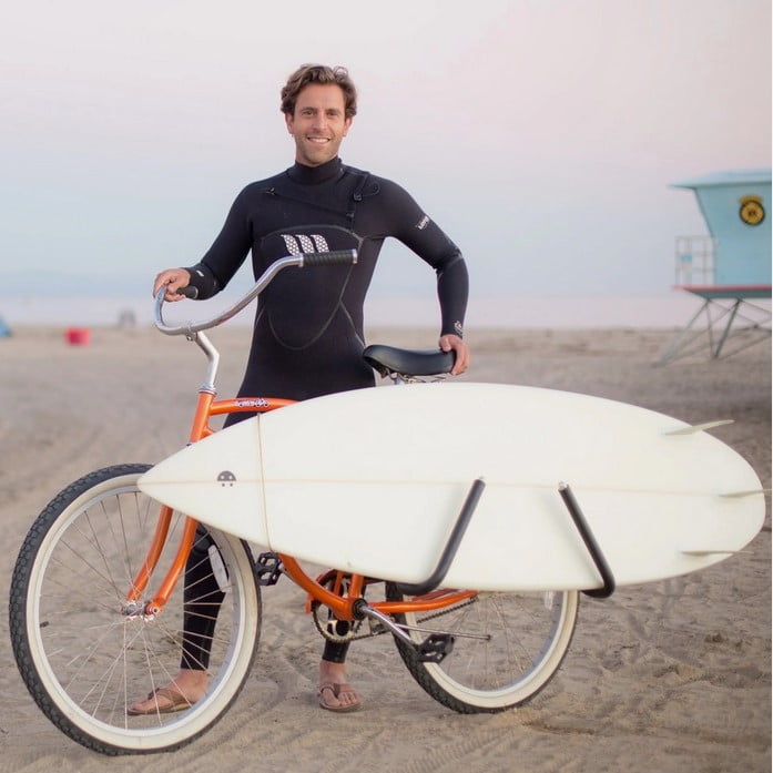 Sidemounted Surfboard Bike Rack - Walmart.com