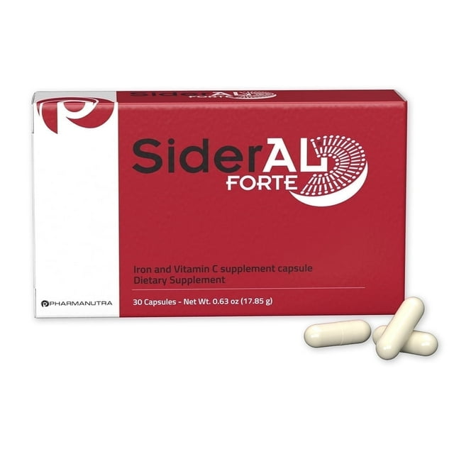 SiderAL® Forte Iron Supplement with Vitamin C, Maximum Absorption ...