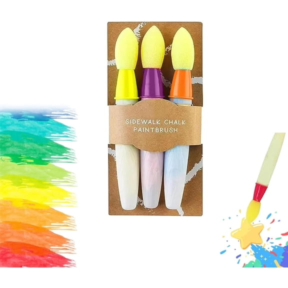 Sidewalk Chalk Paint Brushes