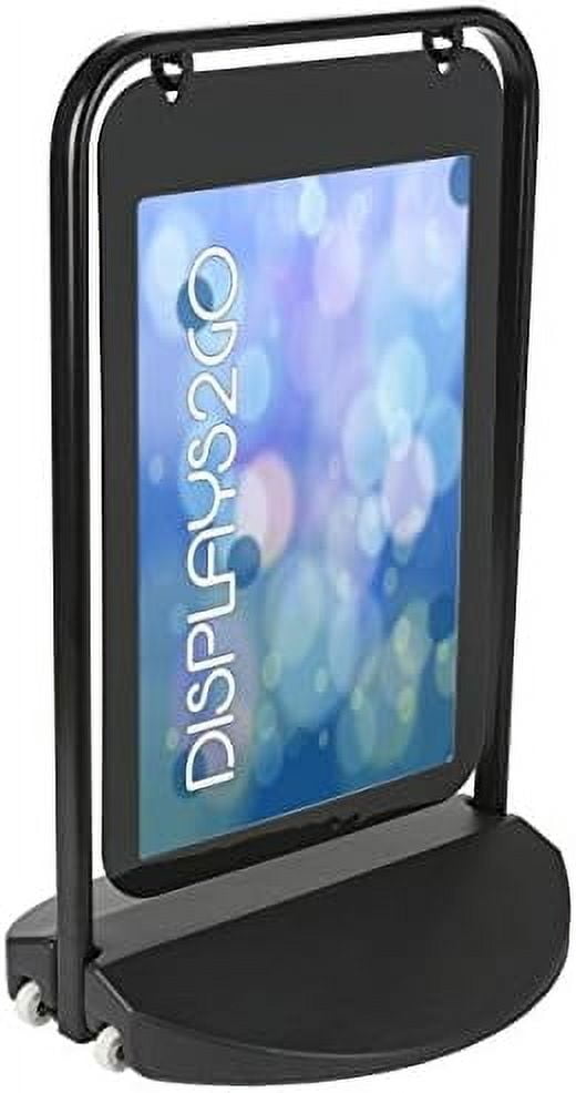 Sidewalk Poster Holder - 20x30 Inch Swinging Sign Holder with Fillable ...