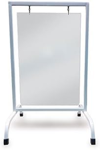 Sidewalk Sign Stand with Swinging Sign Blank, Colors=Black - Walmart.com