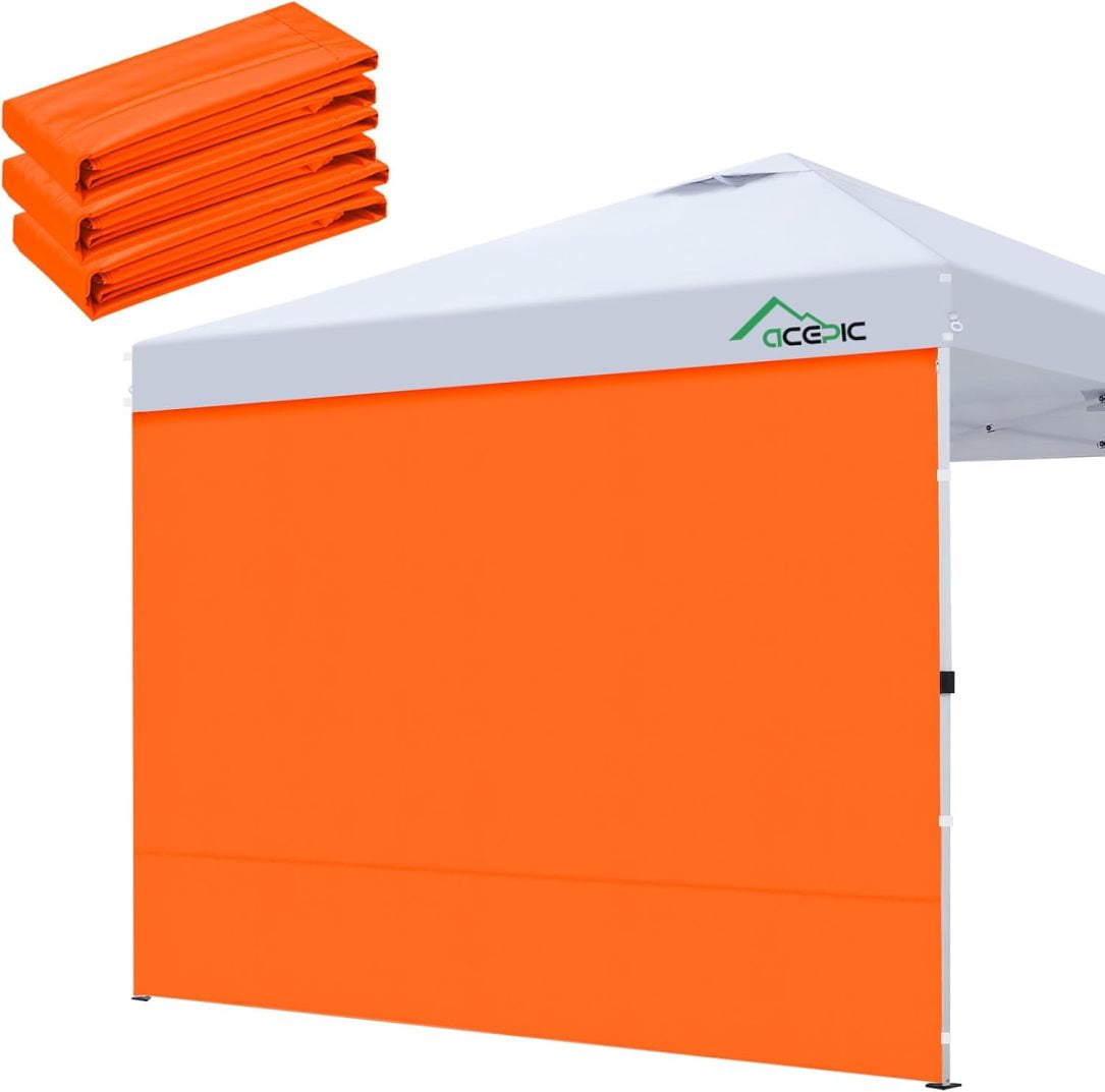 Sidewalls for 10x10 Pop Up Canopy, 210D Polyester Waterproof Canopy ...