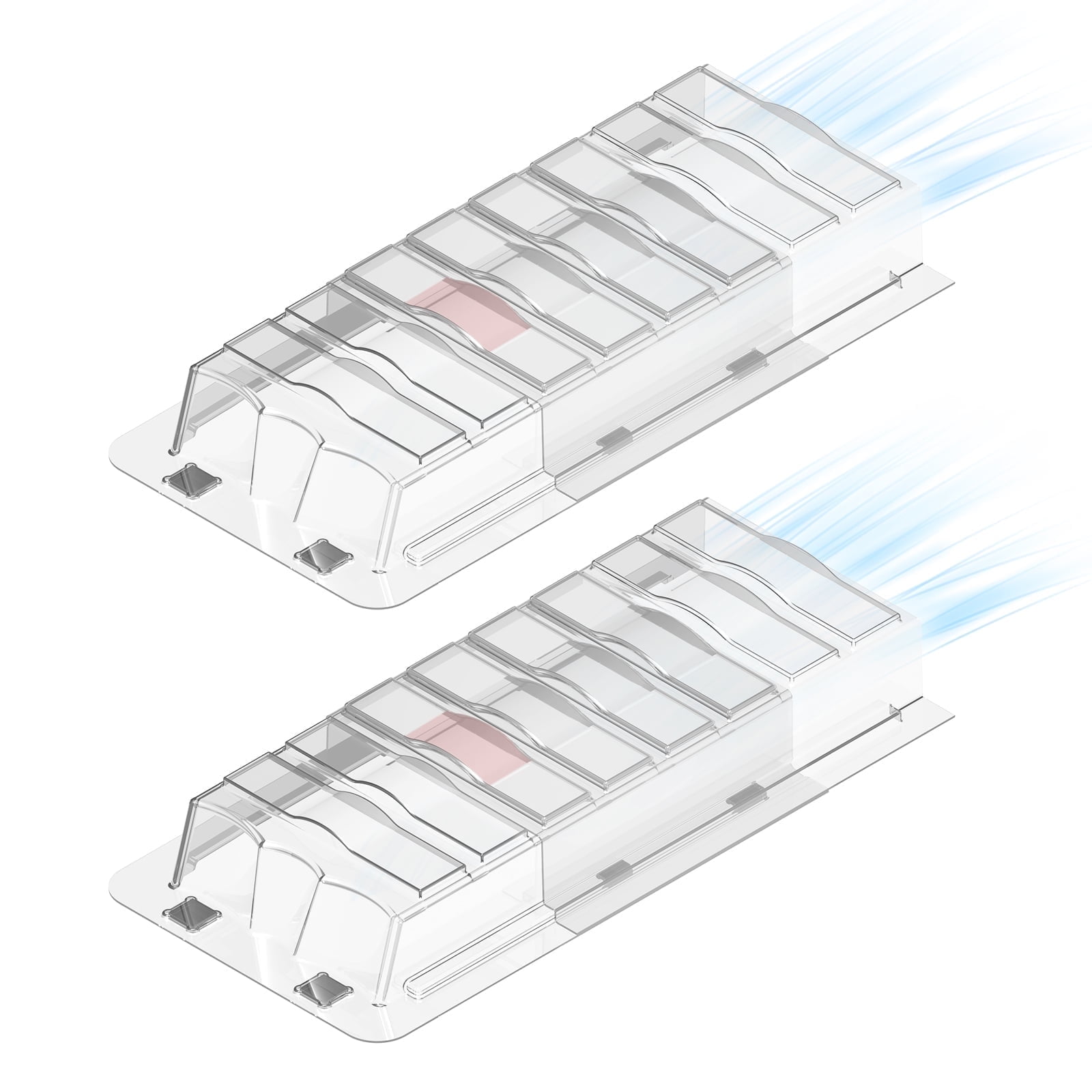 Sideways Magnetic Vent Extender for Under Furniture, Floor Resiter Vent ...