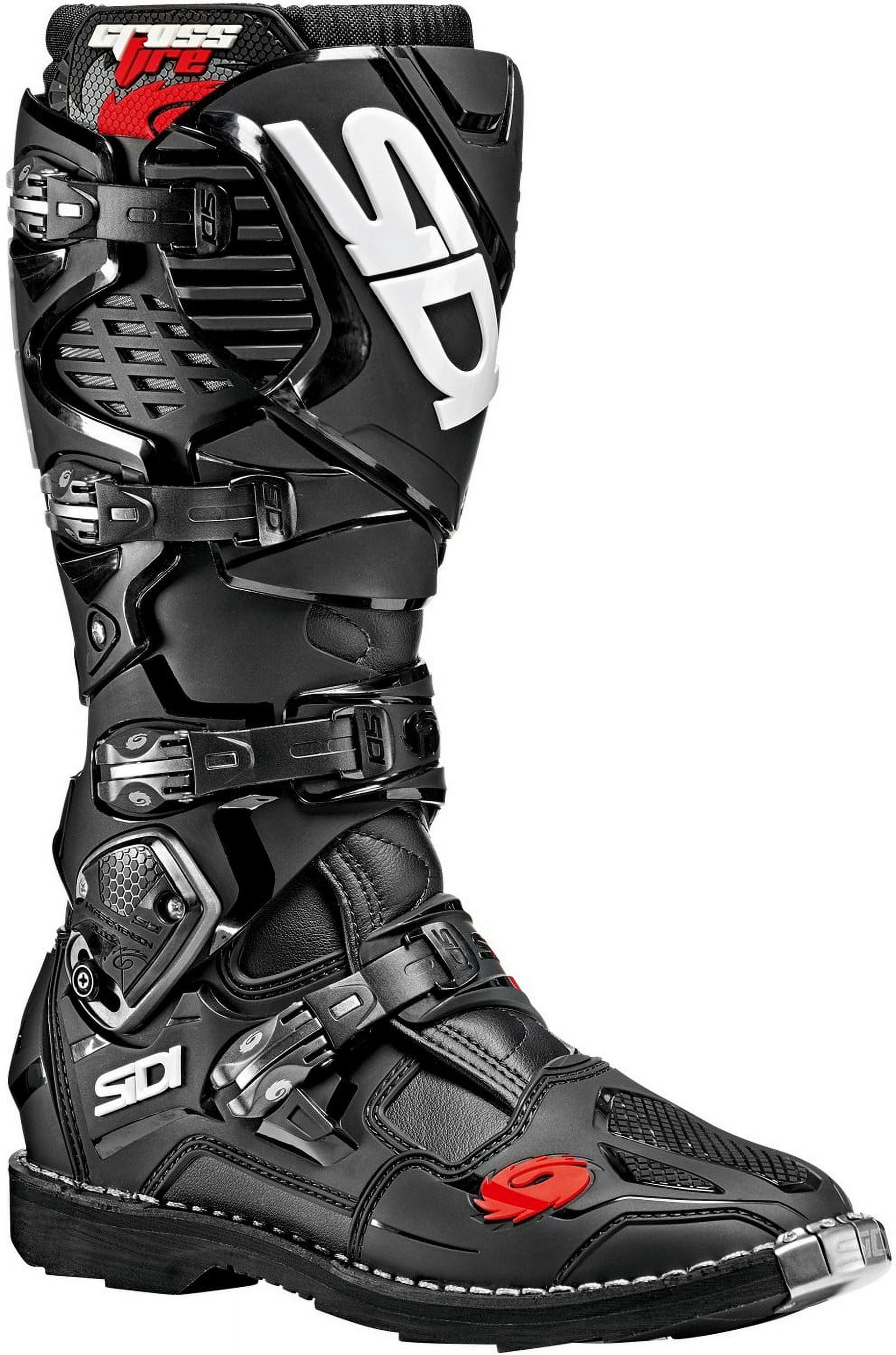 Sidi Crossfire 3 Mens MX Offroad Boots Black 42 EUR - Walmart.com