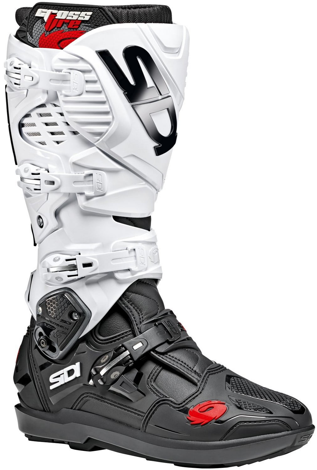 Sidi Crossfire 3 SRS Mens MX Offroad Boots Black/White 47 EUR - Walmart ...