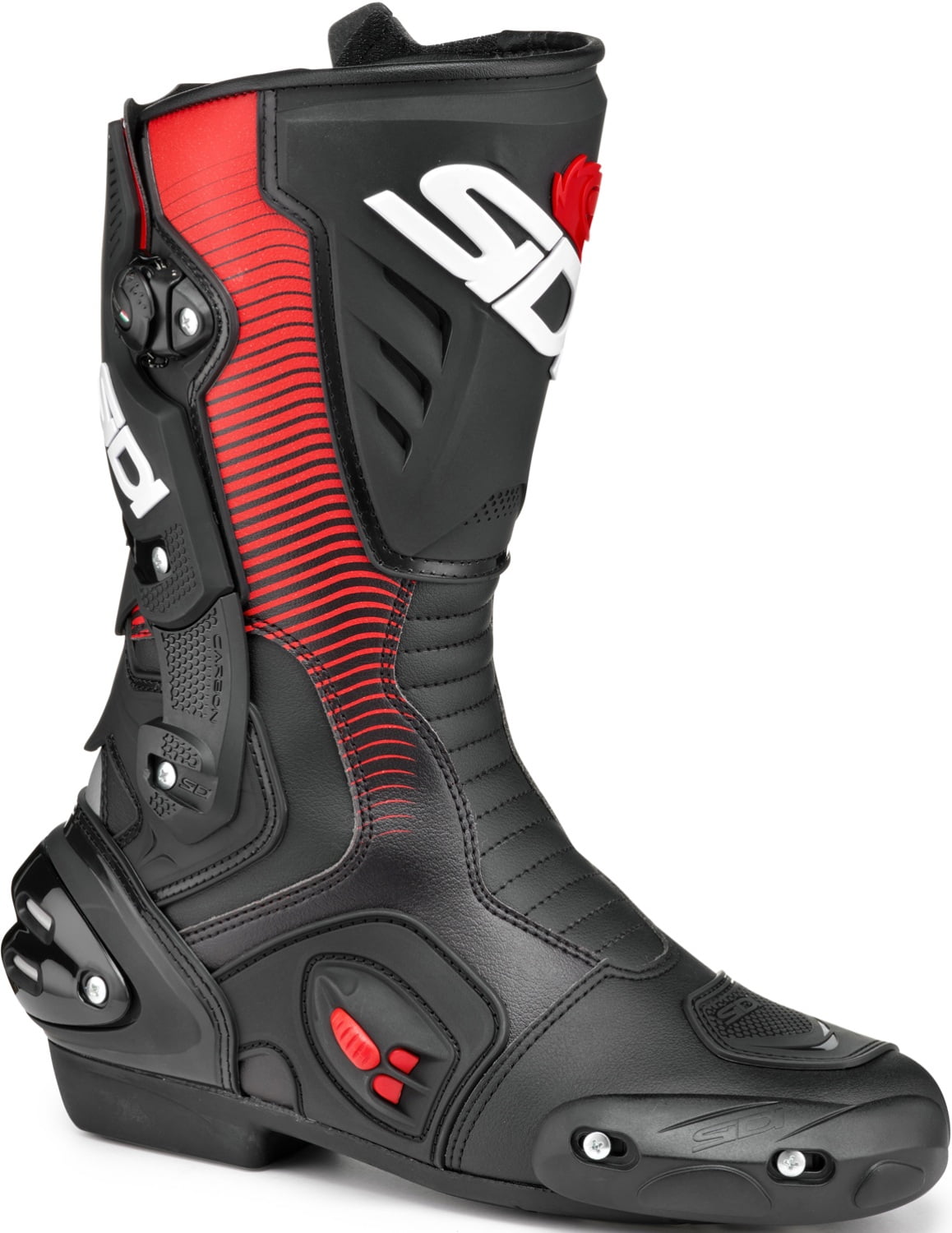 Sidi Vertigo 2 Mens Motorcycle Boots Black/Red 47 EUR - Walmart.com