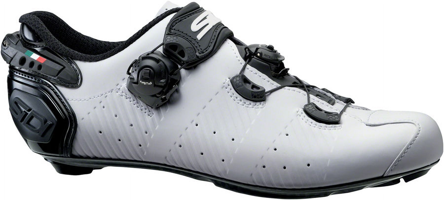 Sidi Wire 2S Road Shoes - Men's, White/Black, 42 - Walmart.com