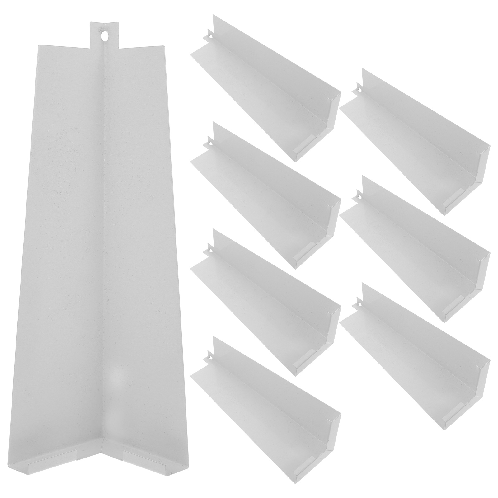 Raindrops White Aluminum Alloy Panel Corner Cap Exterior Wall Protector ...