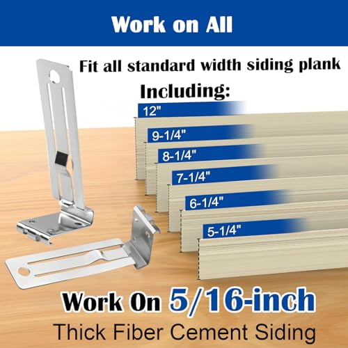 Siding Gauge Tool 2 Pack, Stainless Steel Hangers for Hardie Board ...