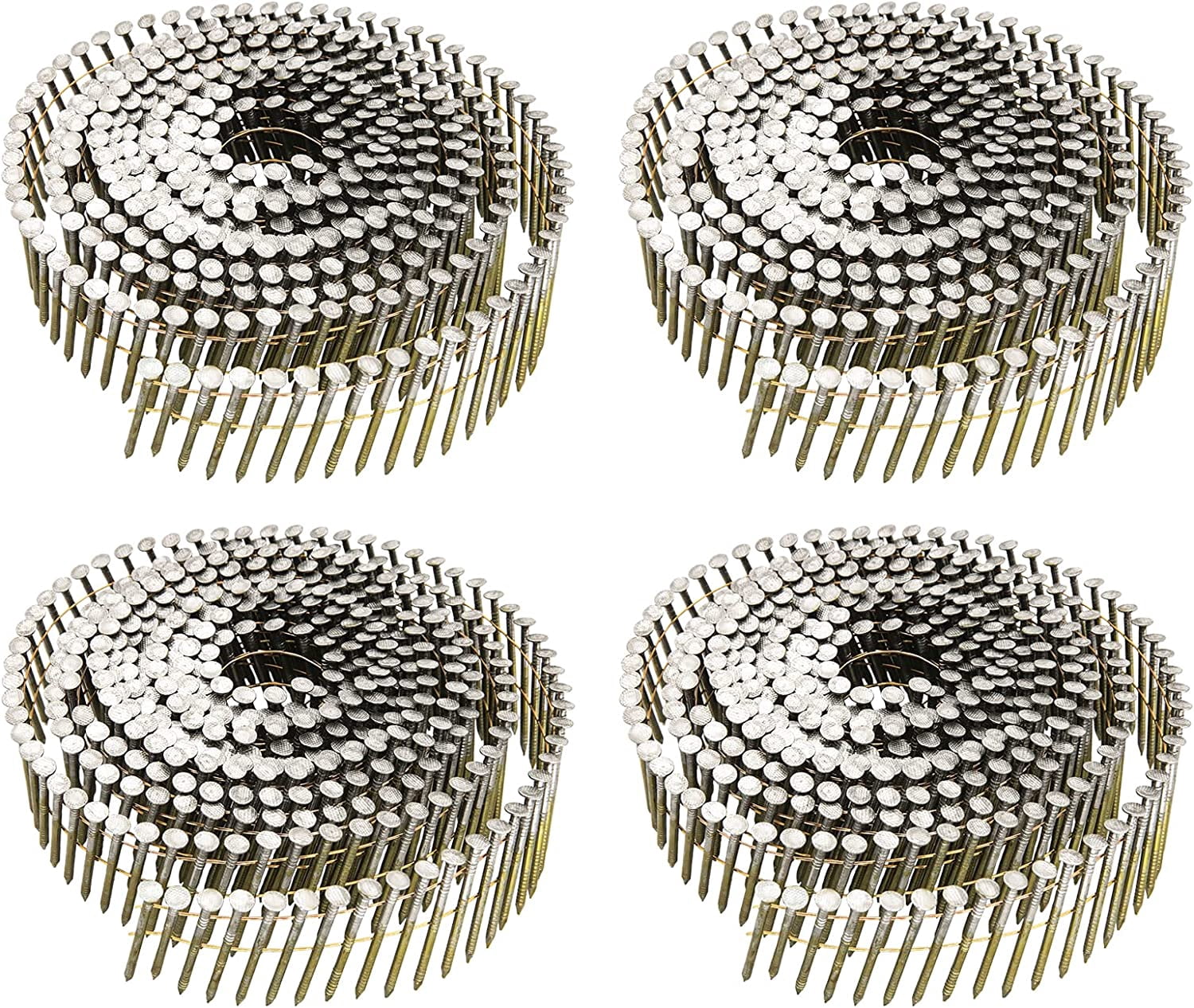 Siding Nails 1-1/4-Inch x .092-Inch, 15-Degree Collated Wire Coil, Full ...