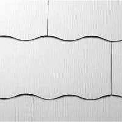 GAF WeatherSide Purity Wavy Fiber-Cement Siding Shingle 12 in. x 24 in ...