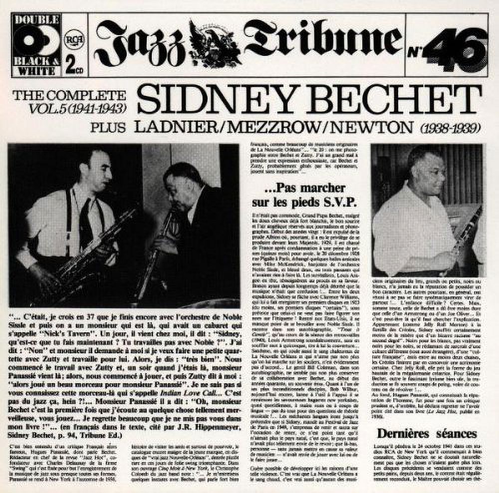 Pre-Owned Sidney Bechet Complete , Vol. 5 (1941-1943) Plus Ladnier ...