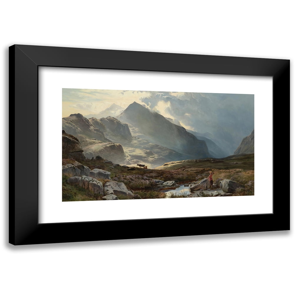 Sidney Richard Percy 14x10 Black Modern Framed Museum Art Print Titled ...