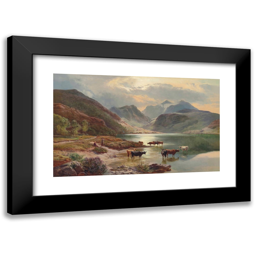 Sidney Richard Percy 14x11 Black Modern Framed Museum Art Print Titled ...