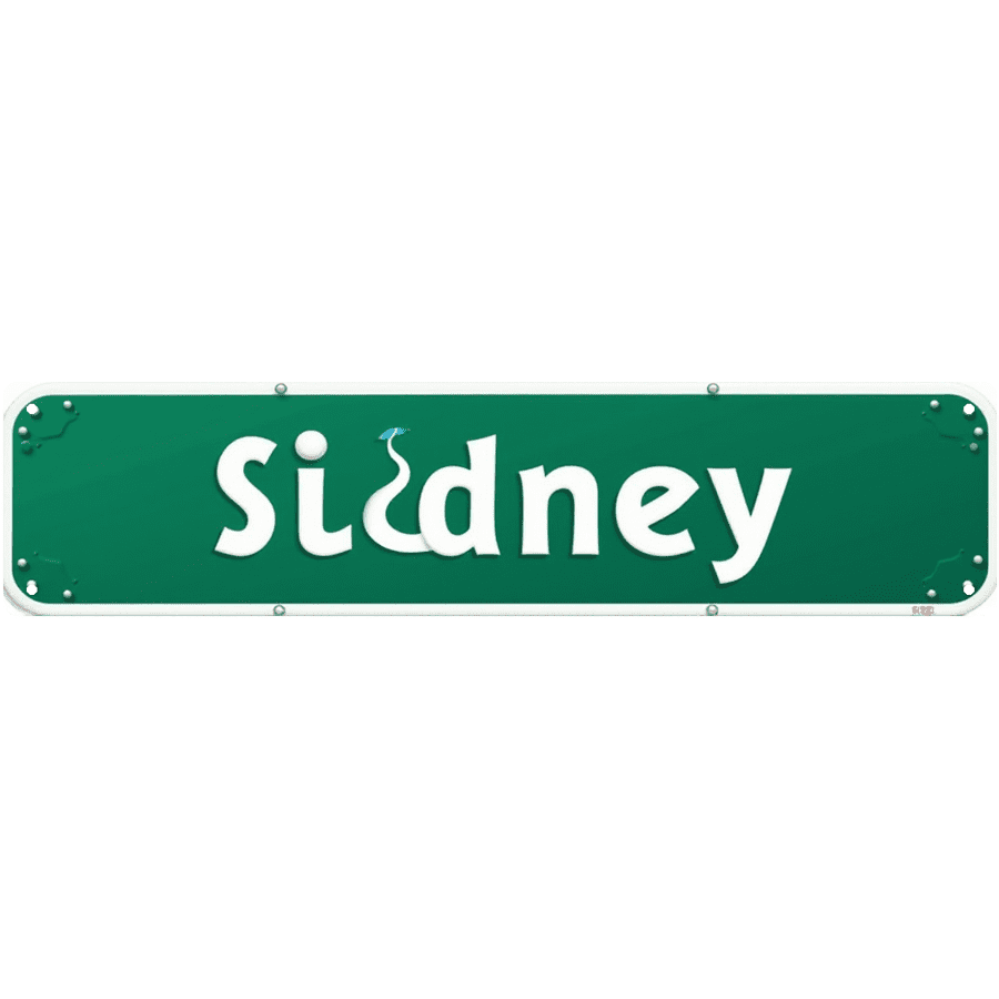 Sidney Vintage Tin Sign - 16x4 Inches - Ideal for Farmhouse, Man Cave ...