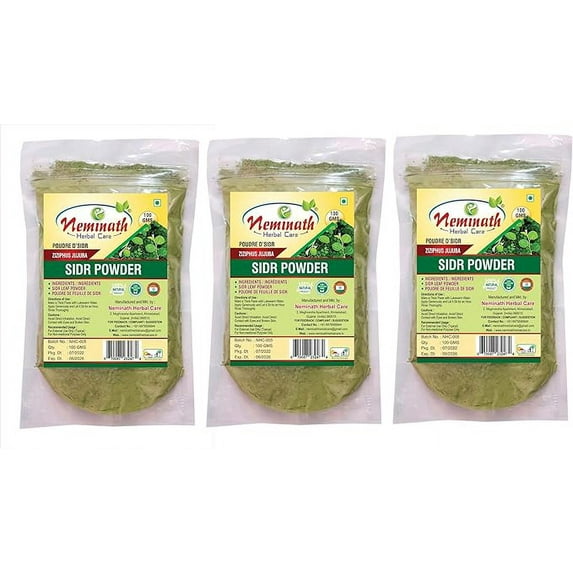 Sidr Powder (3 X 100 Gms) 300 Grams Sidr leaves Powder for Hair Care ...