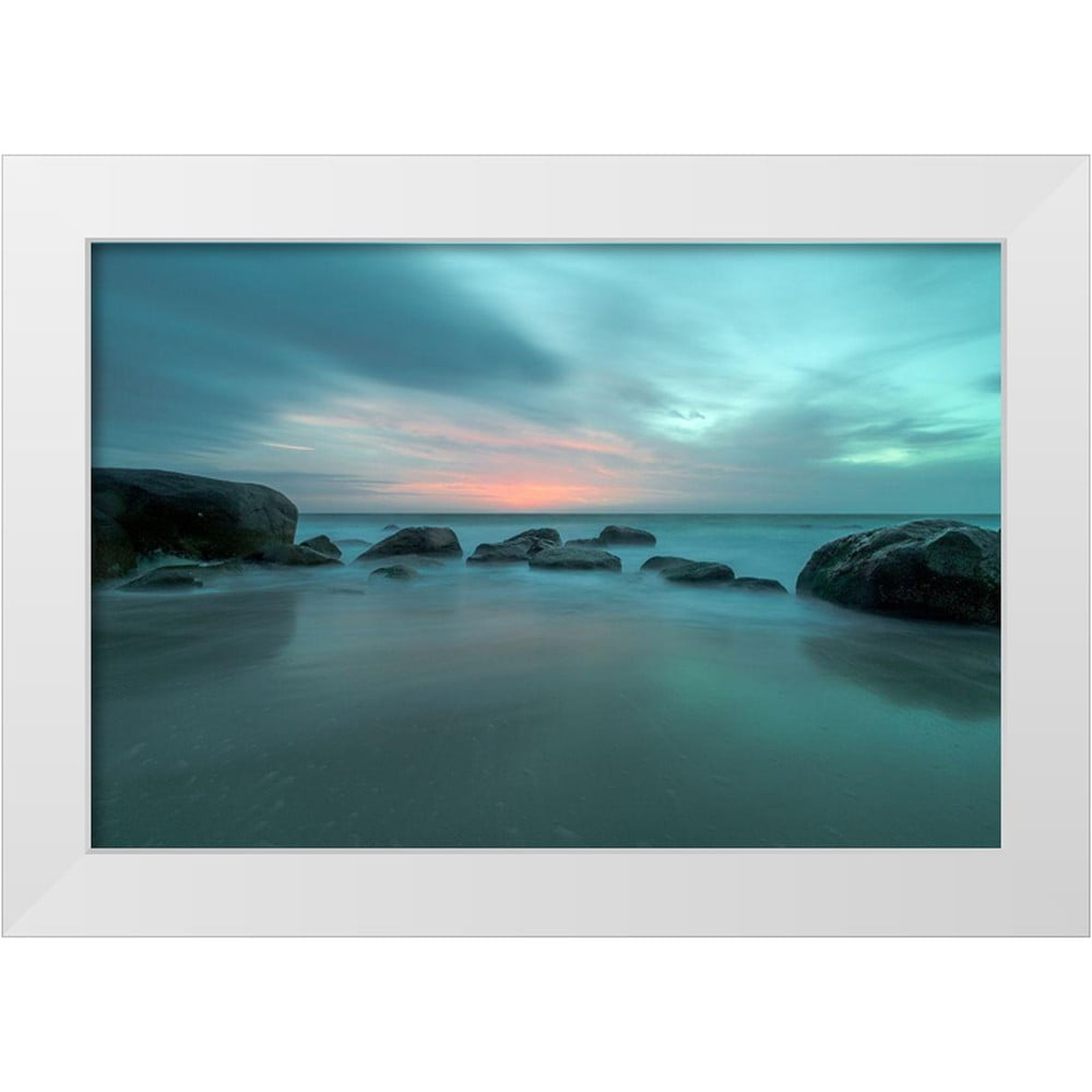 Sieczkiewicz, David A. 32x23 White Modern Wood Framed Museum Art Print Titled - Roving - Walmart.com