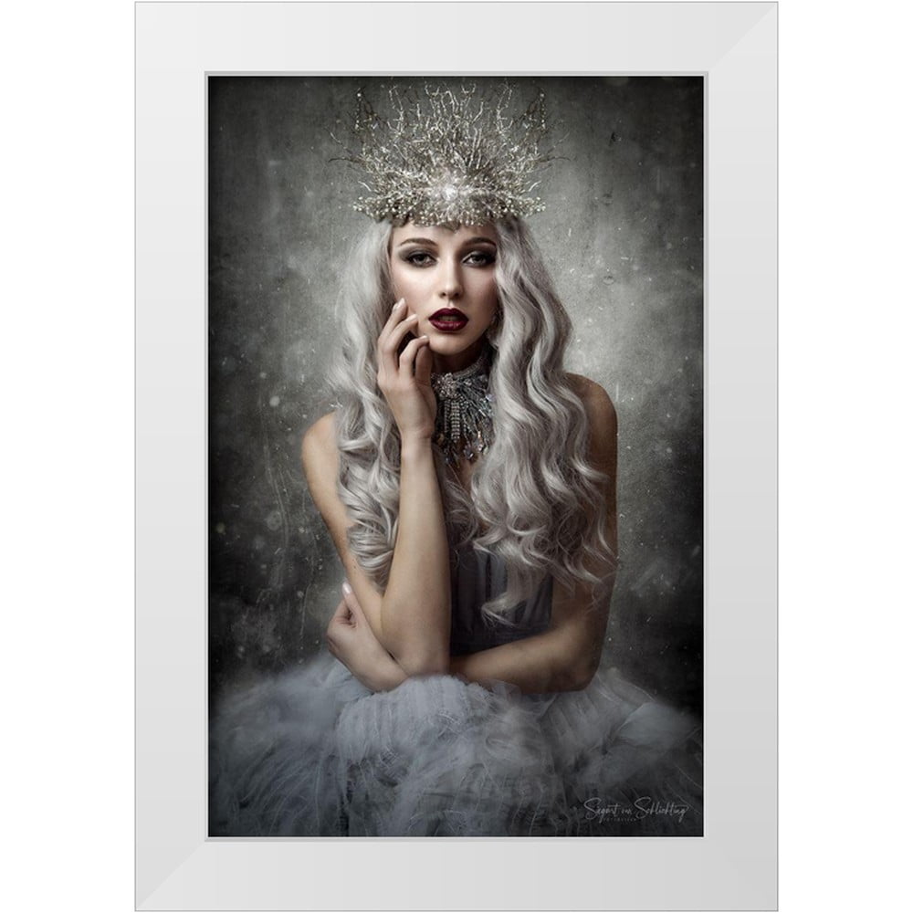 Siegart 22x32 White Modern Wood Framed Museum Art Print Titled - Ice ...