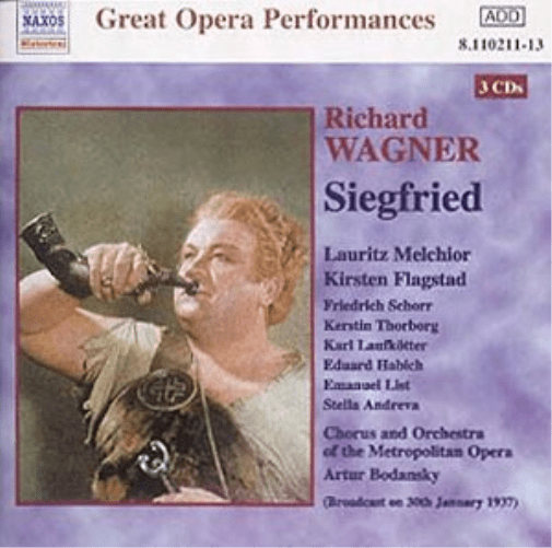 Siegfried (Bodanzky, Metropolitan Opera Orch, Melchior) (Audiobook ...