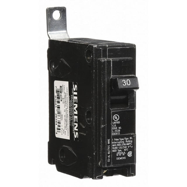 Siemens B130 30-Amp Single Pole 120-Volt 10KAIC Bolt in Breaker - Walmart.com