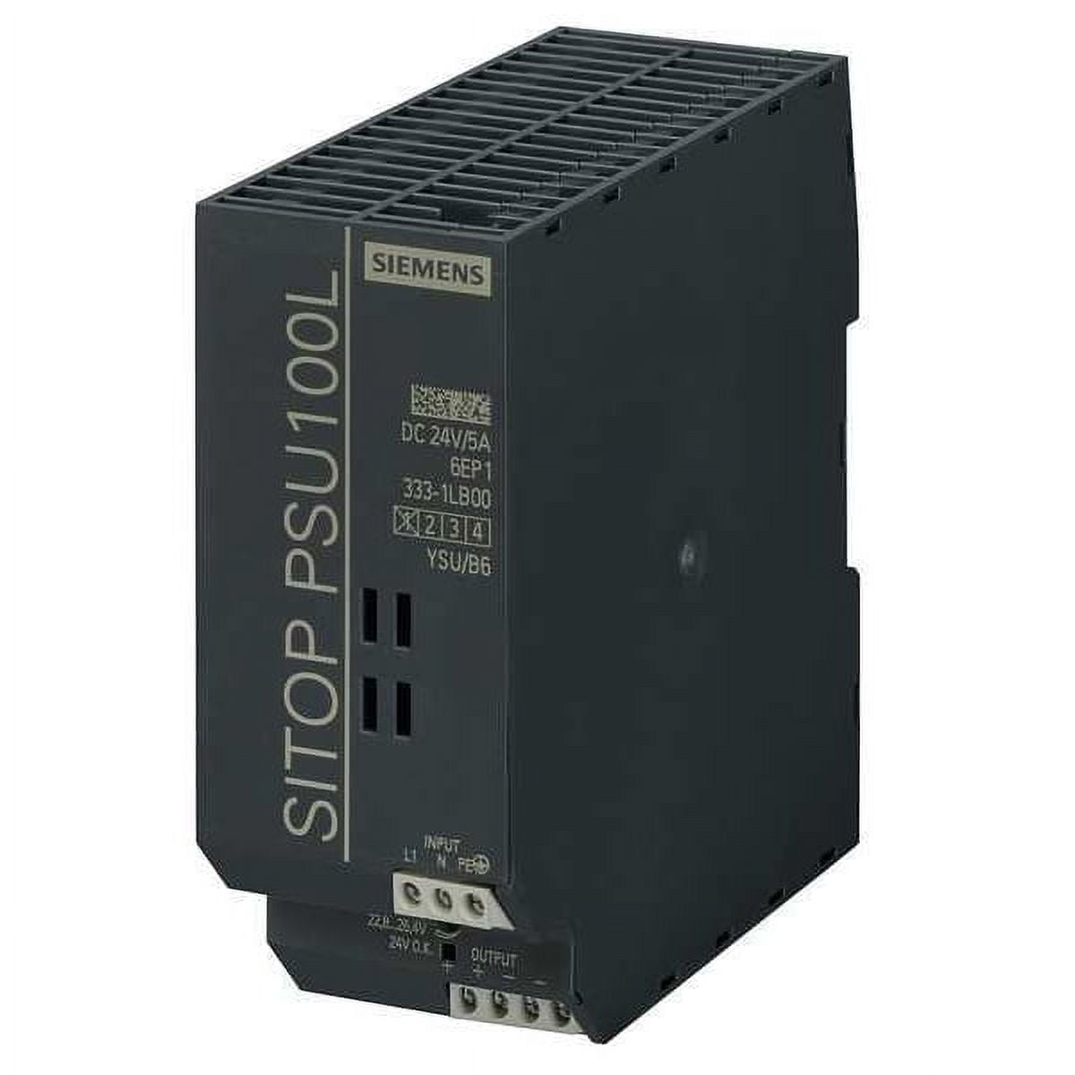 Siemens DC Power Supply,24VDC,5A,50/60Hz 6EP13331LB00 - Walmart ...