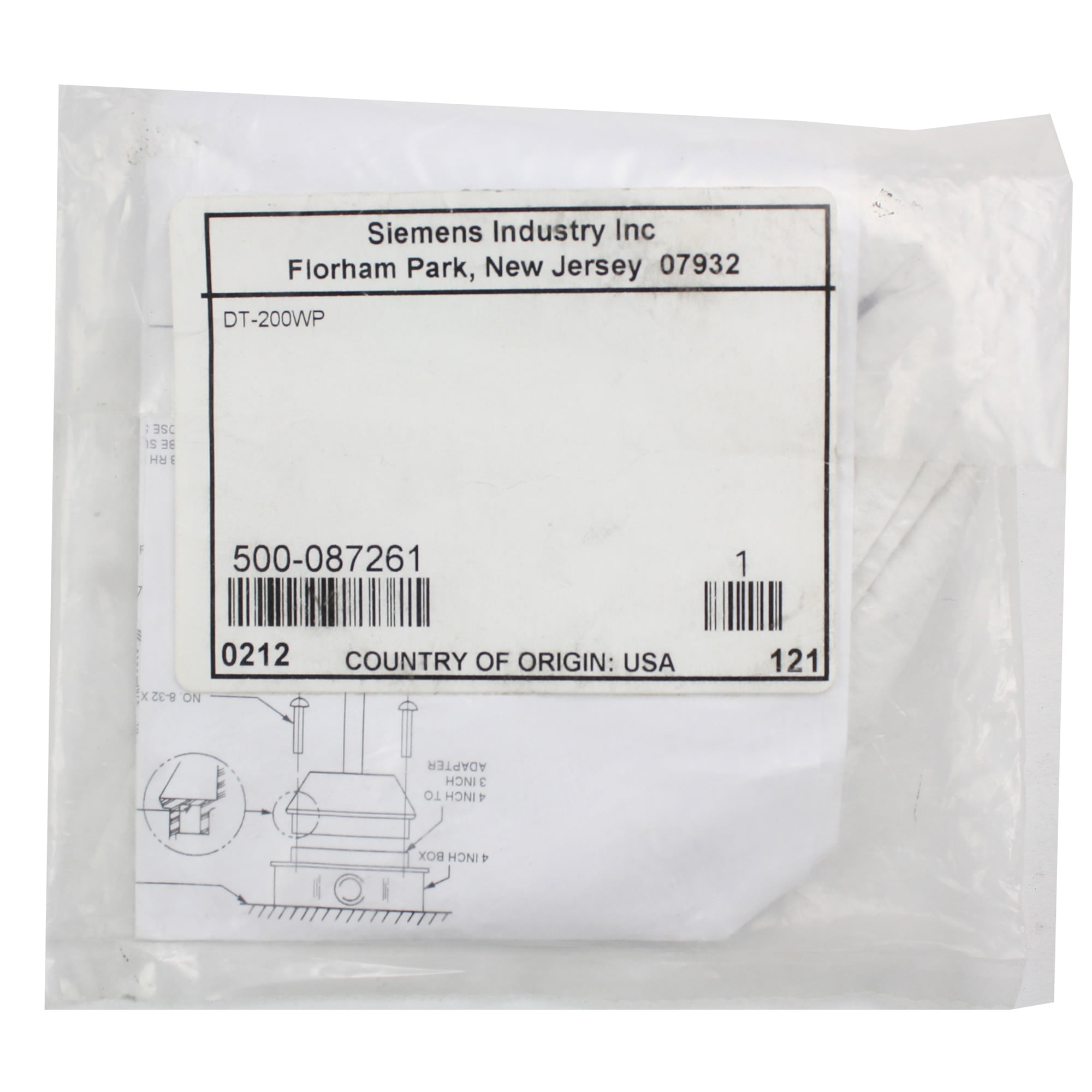 Siemens DT-200Wp 500-087261 Weatherproof Thermal Detector Sensor ...