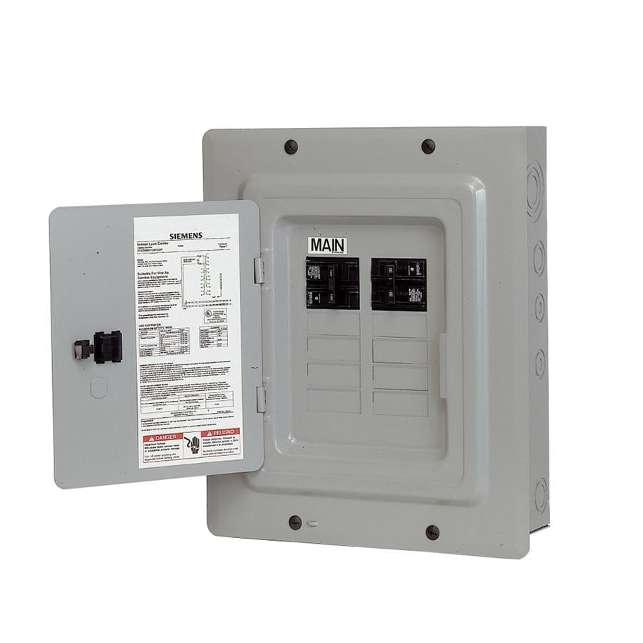 Siemens EQ 100 -Amp 10 -Spaces 20 -Circuit Indoor Main breaker Load ...